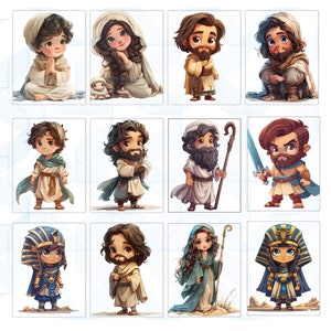 Biblical Characters Clipart, Bible Stories, Biblical People Clip Art ...