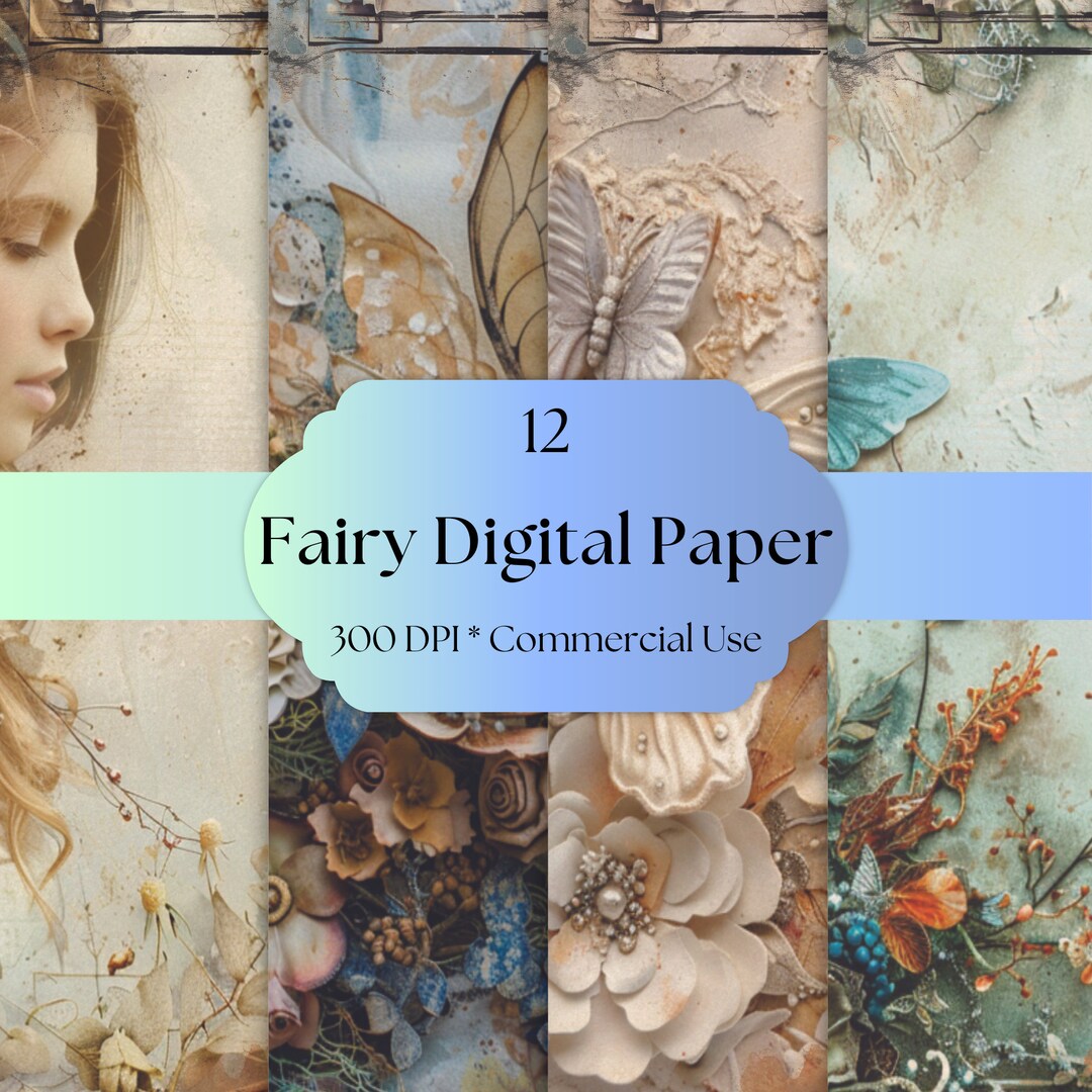 Enchanted Fairies JOURNAL PAGES, Bak Style Fairies, Fairy Botanicals ...