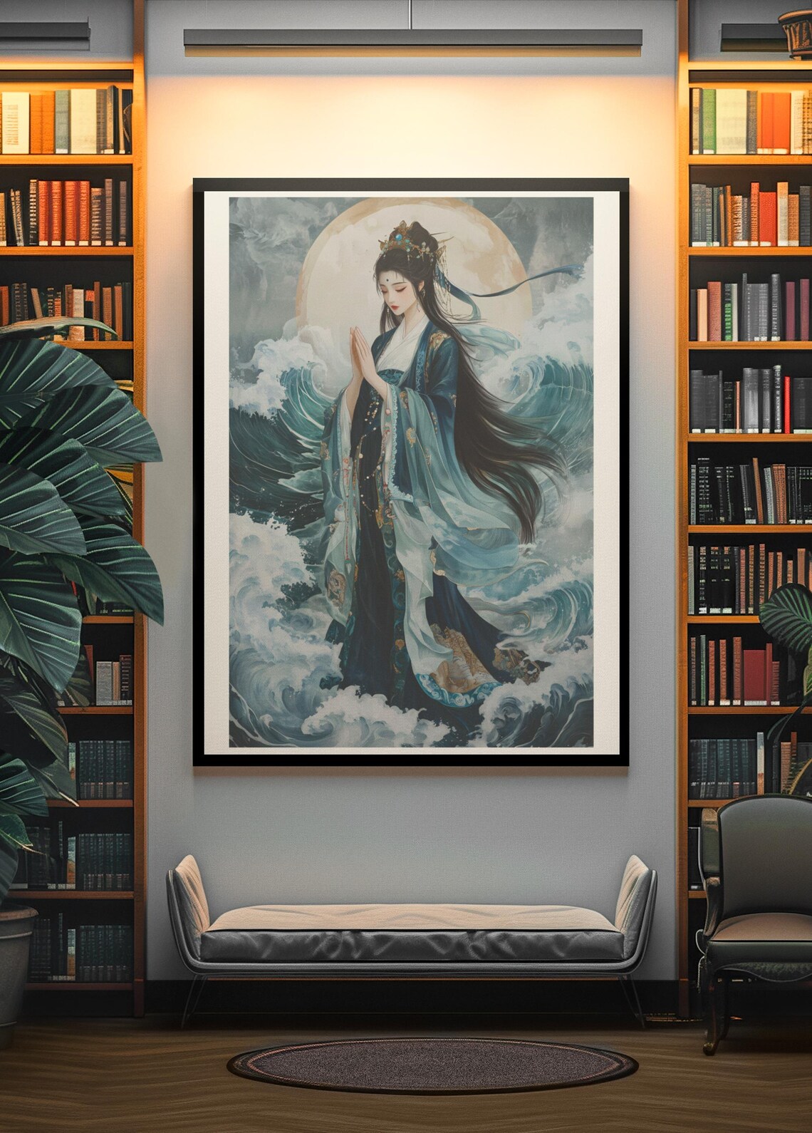 Mazu Goddess of the Sea Wall Art in High Resolution, 2:3, Multiple Size ...