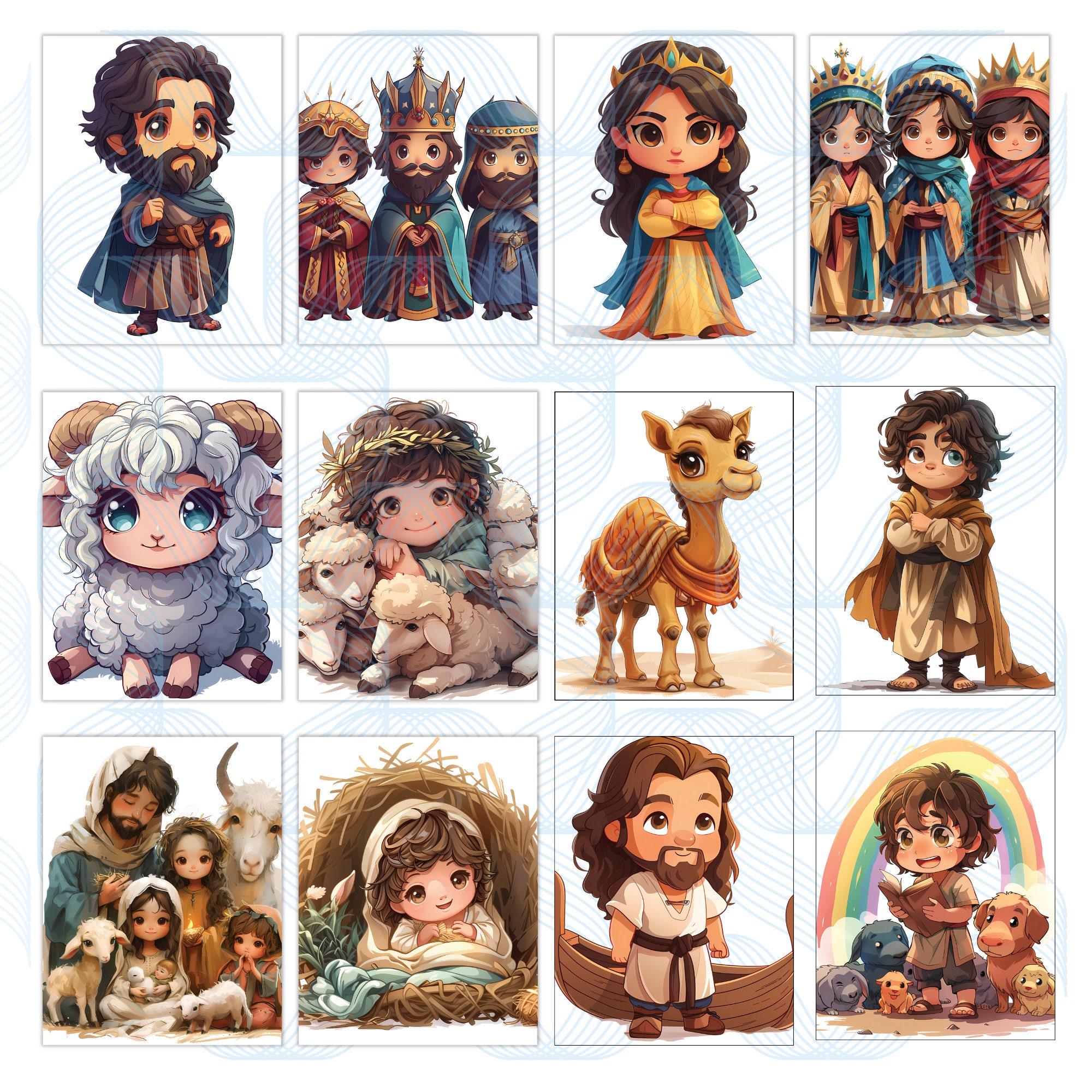 Biblical Characters Clipart, Bible Stories, Biblical People Clip Art ...