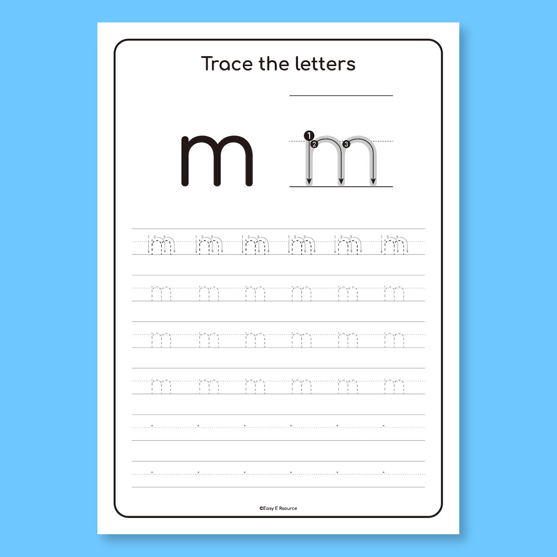 Lowercase Alphabet Tracing Worksheets, Handwriting Practice (PDF) - Etsy