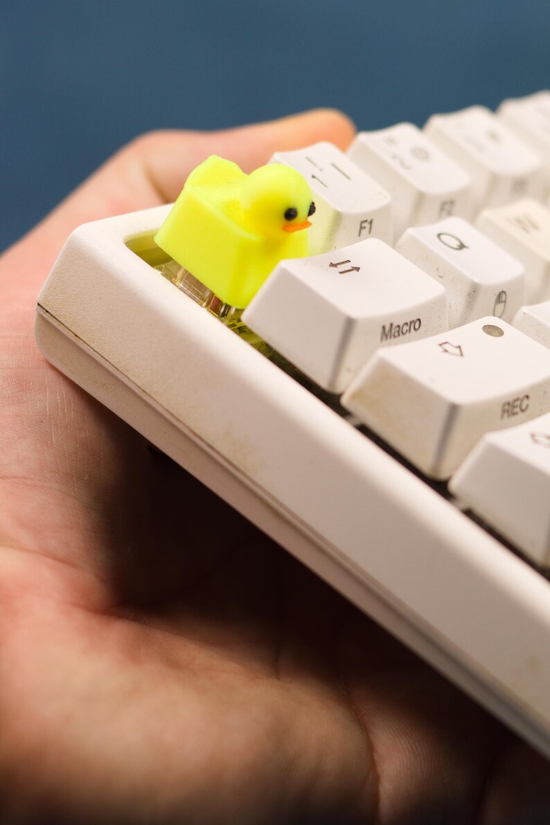 Cute 3d-printed Duck Keycap for Mechanical Keyboards – Unique, Custom ...