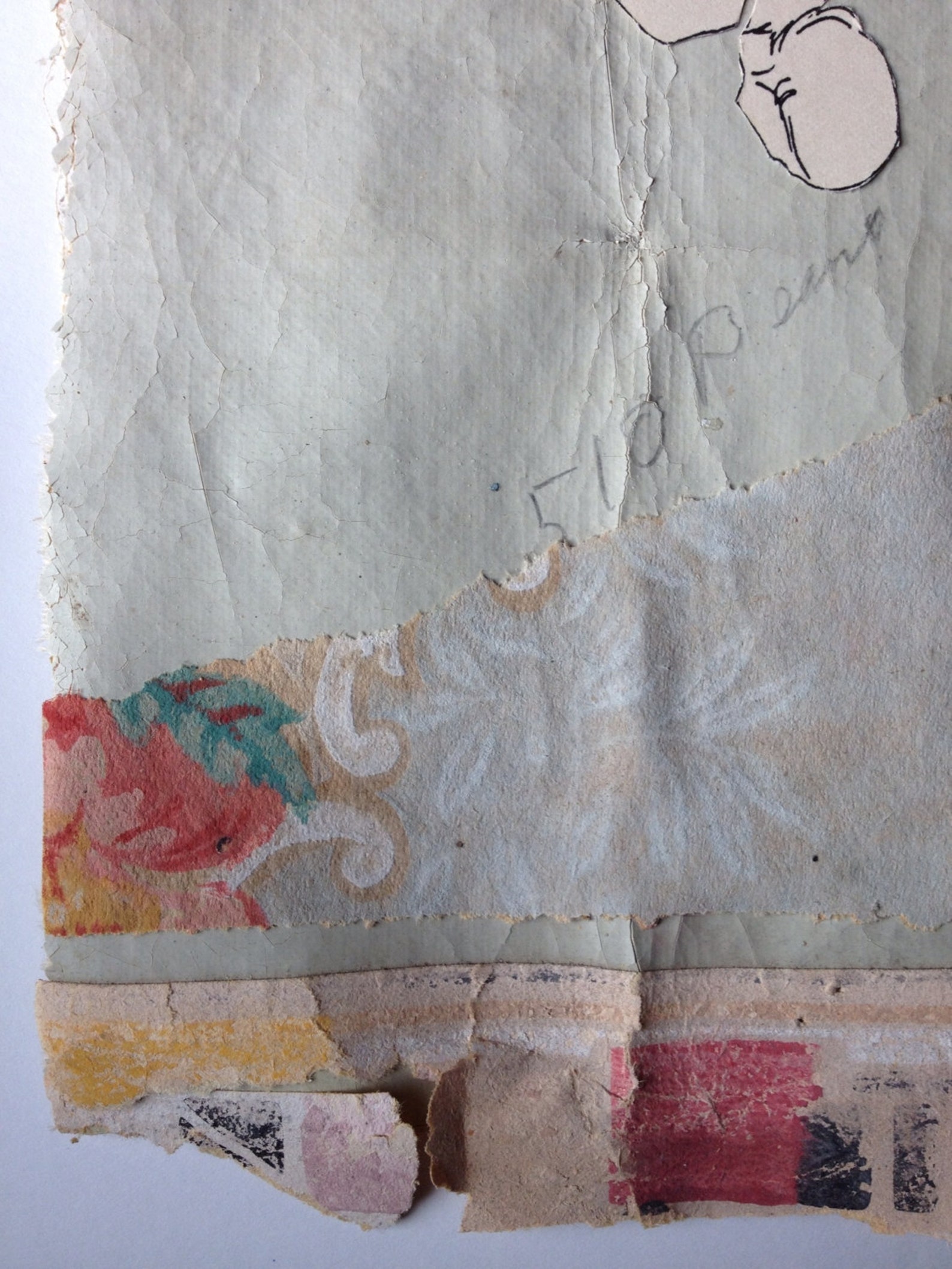 Fine Art Print - Collage: Vintage & Abandoned Papers - 1110 - Vintage ...