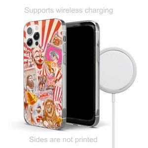 Ugly Circus Clown Phone Case Aesthetic Cover for iPhone 15 Pro Max, 14 ...