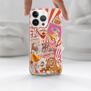 Ugly Circus Clown Phone Case Aesthetic Cover for iPhone 15 Pro Max, 14 ...