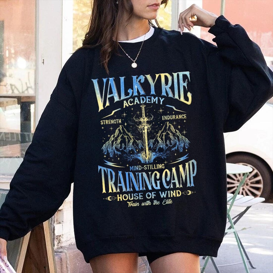 Valkyrie Academy Sweatshirt, Acotar Hoodie, House of Wind, a Court of ...