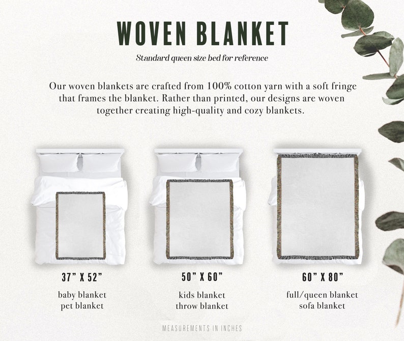 Cozy Autumn Plaid Woven Throw Blanket Autumn Wall Art Leaf Blanket ...