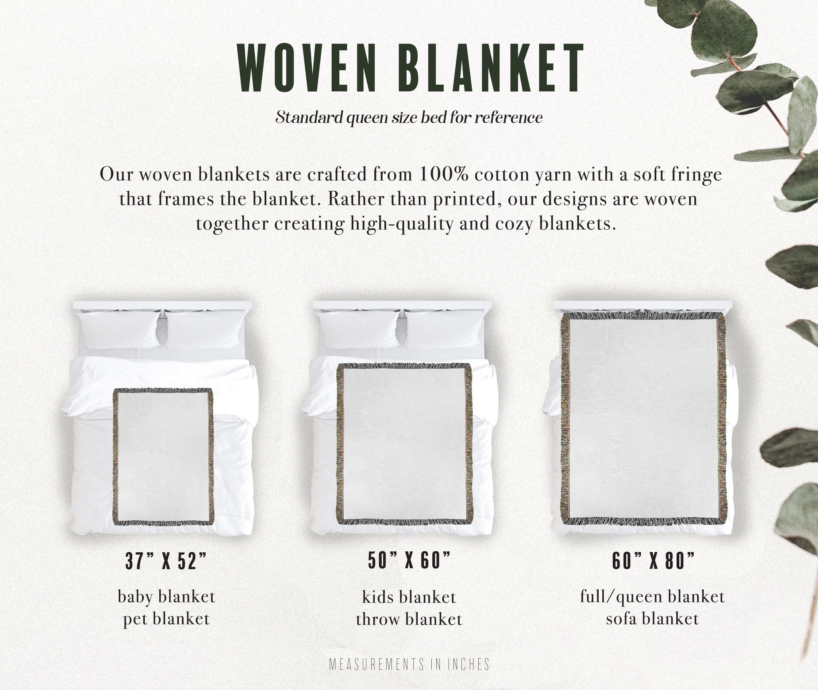 Cozy Autumn Plaid Woven Throw Blanket Autumn Wall Art Leaf Blanket ...