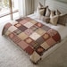 Cozy Autumn Plaid Woven Throw Blanket | Autumn Wall Art | Leaf Blanket ...