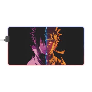 Naruto X Sasuke LED Gaming Mouse Pad - Etsy