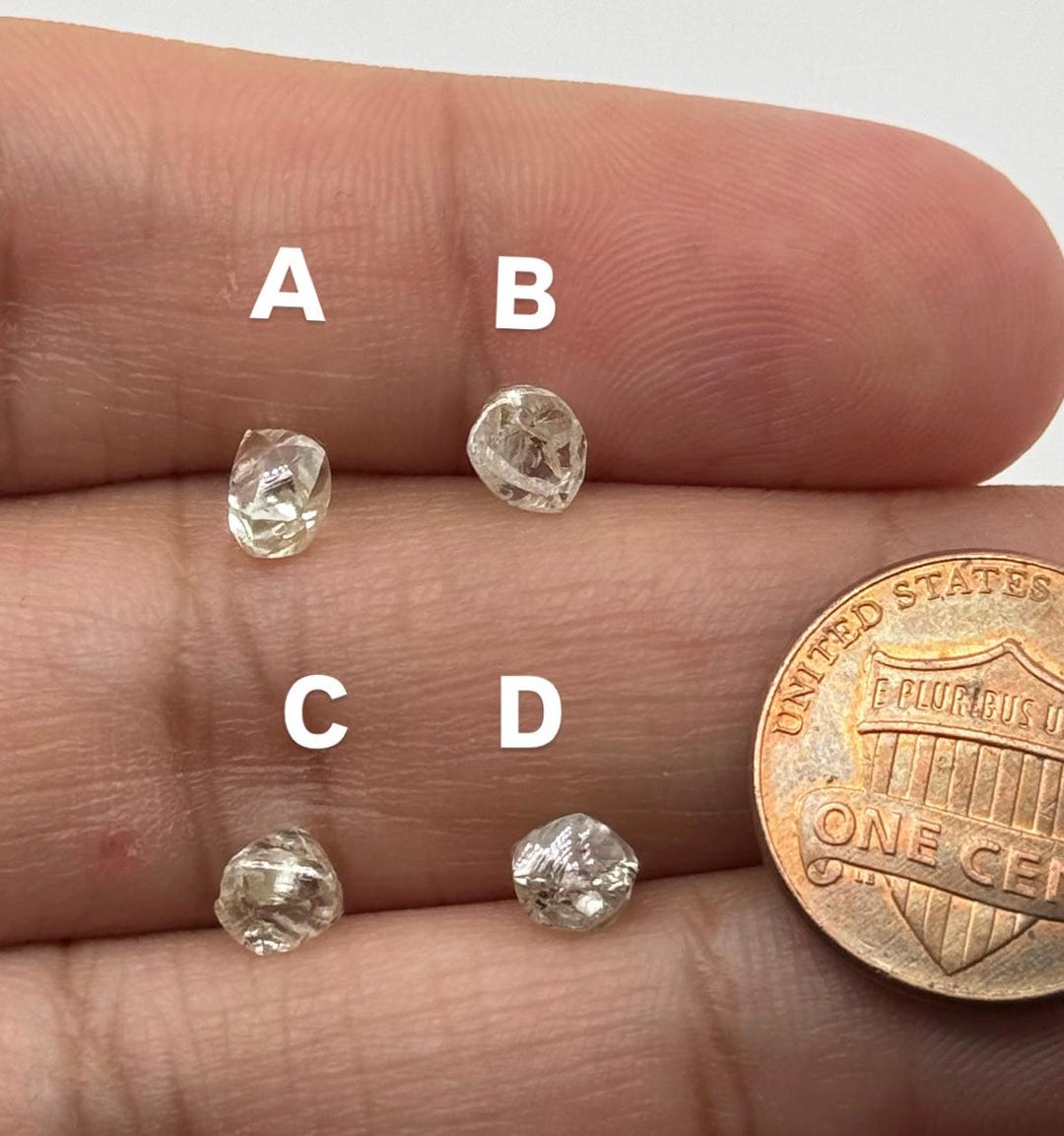 Loose Rough Uncut Natural Diamond – Rare Raw Diamond for Jewelry Making ...