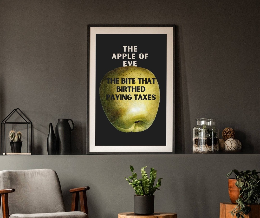 Apple of Doom Printable Wall Art | Print Wall Decor | Existential ...