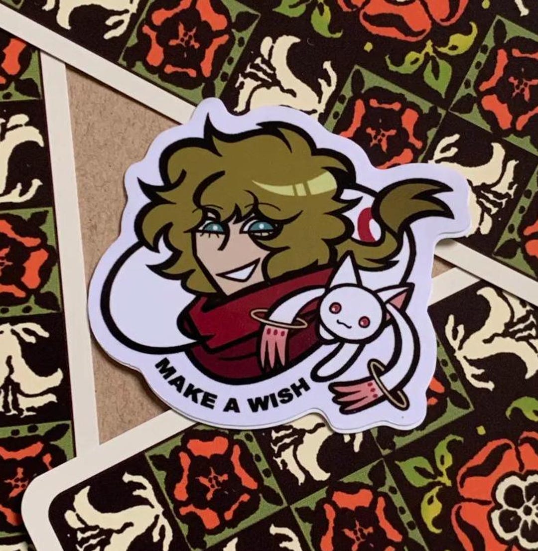 Your Turn to Die/yttd Sou Hiyori and Kyubey make a Wish 2 Vinyl Sticker ...