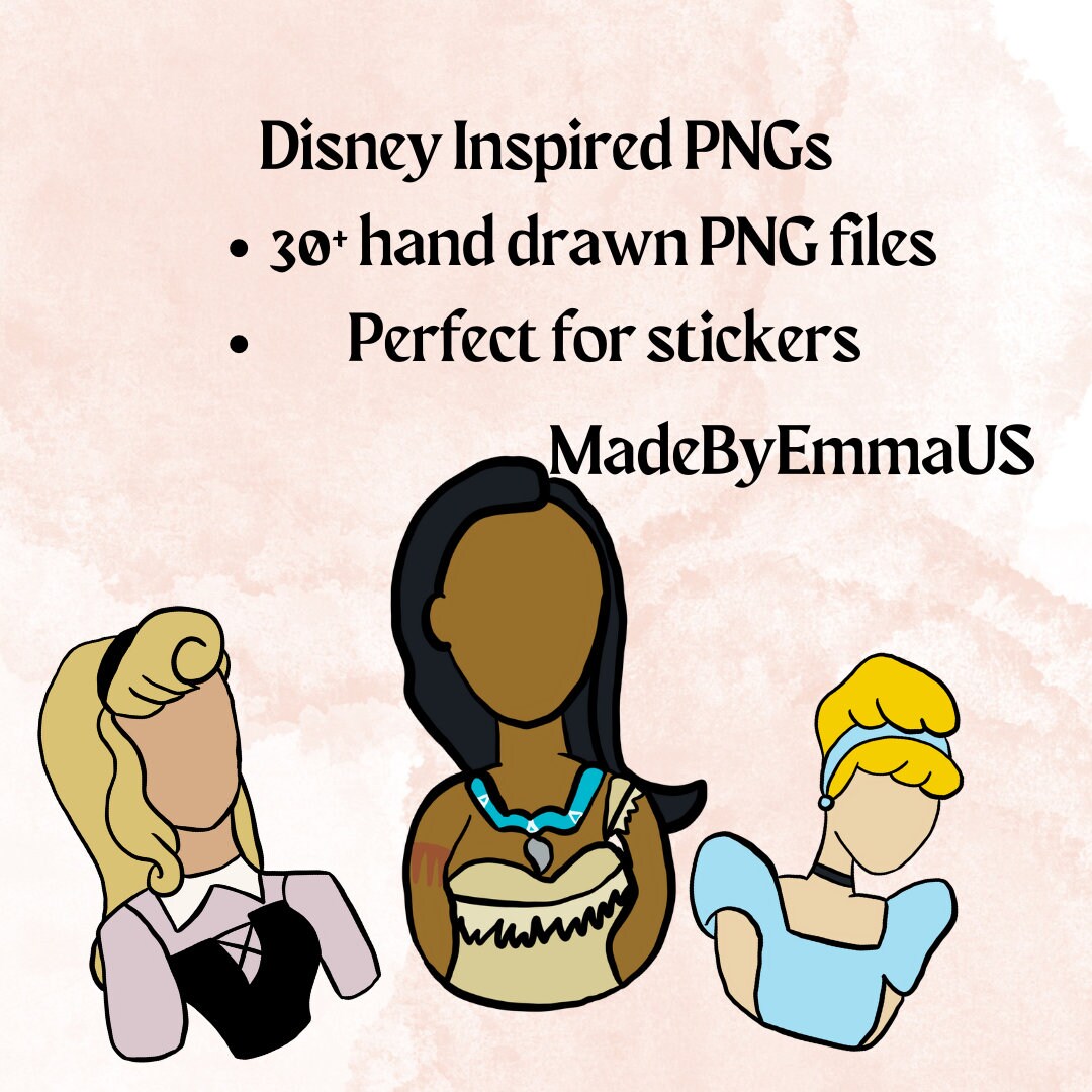 30+ Disney-inspired Downloadable Pngs - Etsy