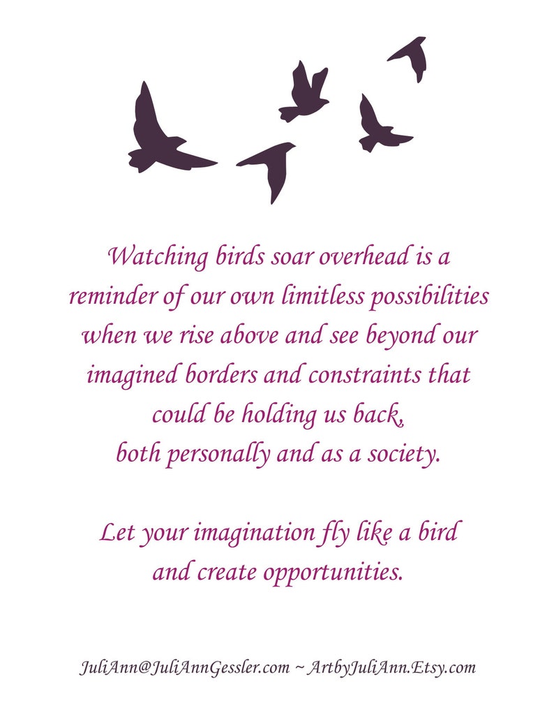Soaring Bird Inspirational Painting on Wood Block - White - Etsy