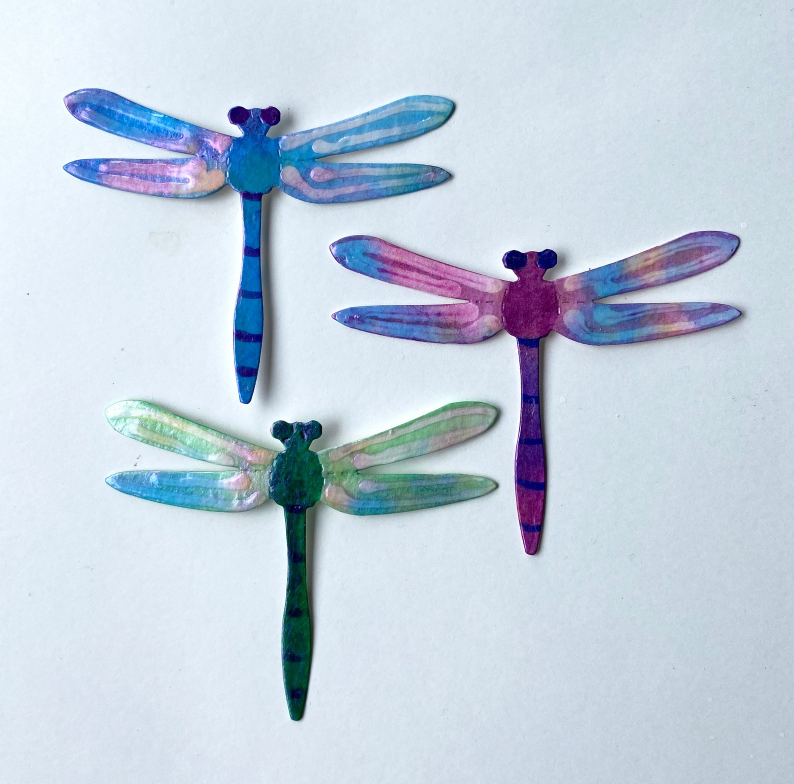 Dragonfly Ornament Magnet Art Kit Create an Original Piece - Etsy