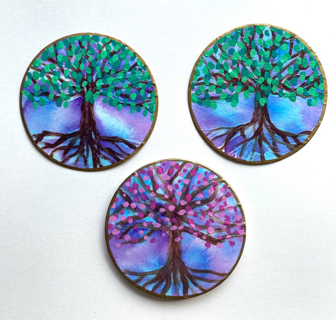 Tree of Life Ornament- Magnet, Inspirational Gift, One of a Kind ...