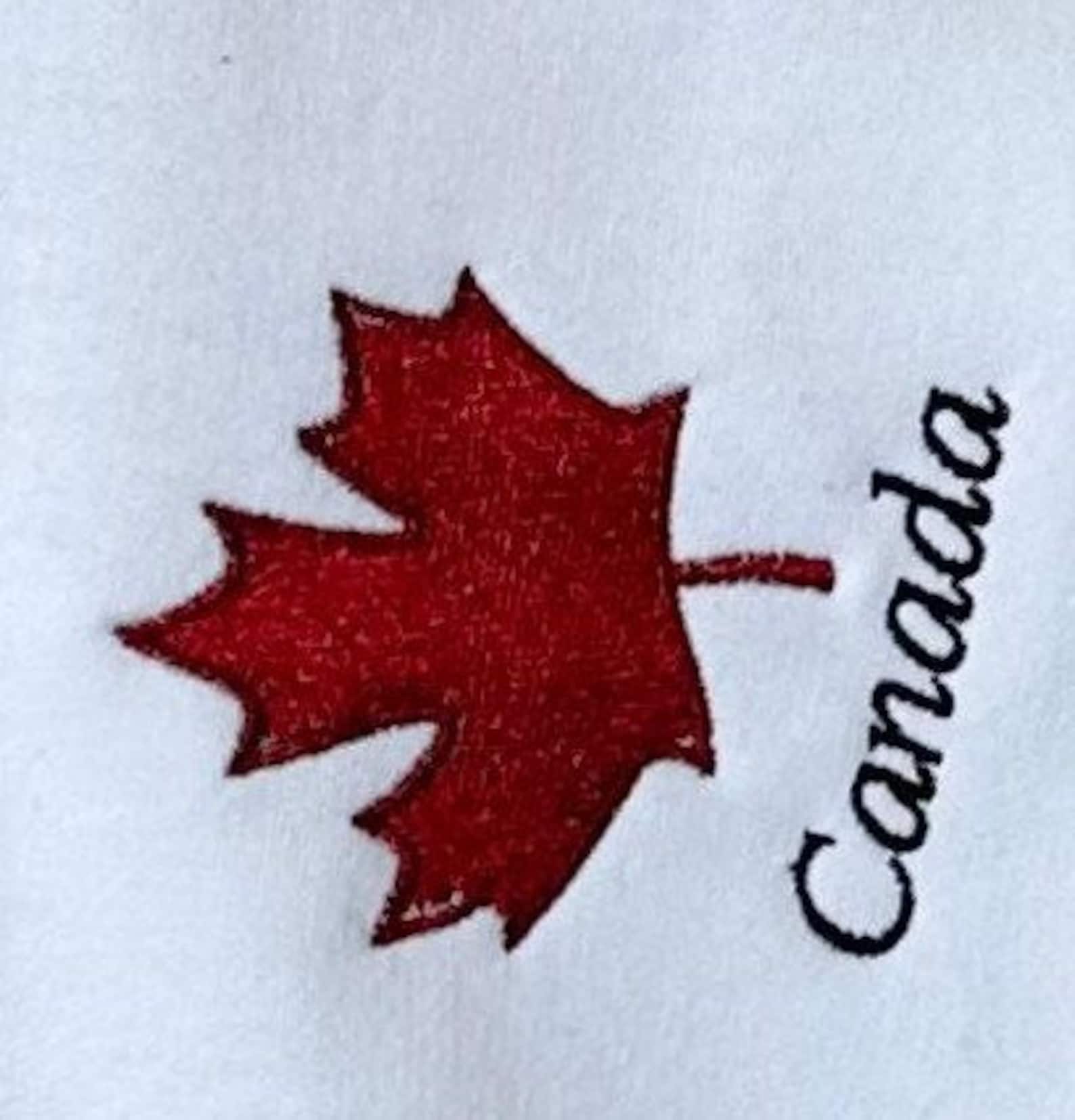 Canada Day Maple Leaf Embroidered Sweatshirts, High Quality Merch ...