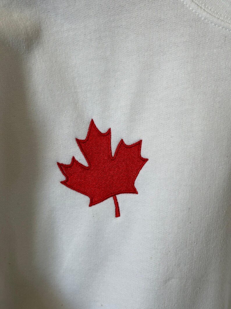 Canada Day Maple Leaf Embroidered Sweatshirts, High Quality Merch ...