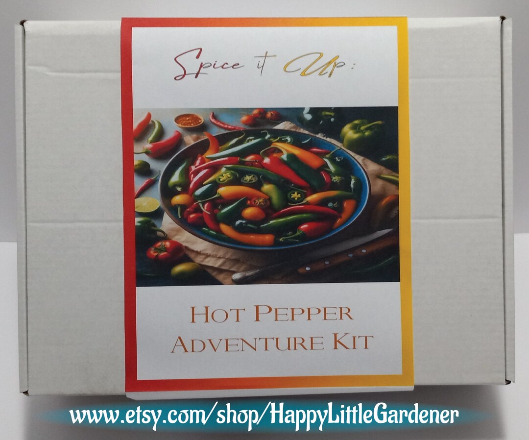 Spice It Up: Complete Hot Pepper Gardening Starter Set With Seed ...