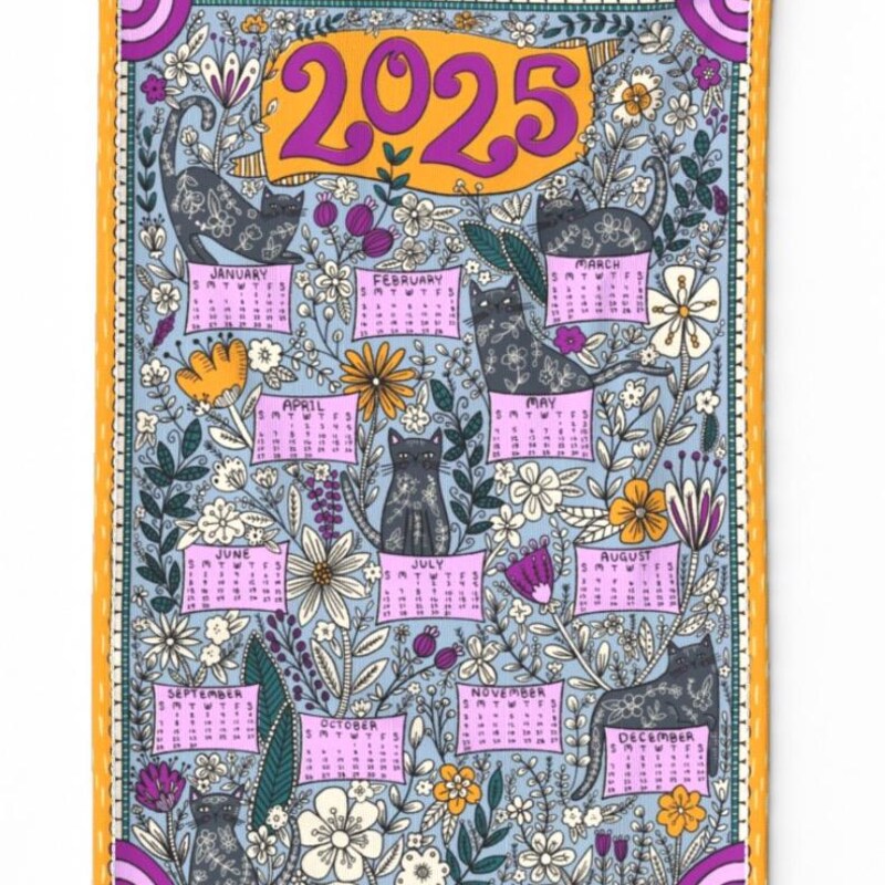 Cloth Calendar 2025 - Etsy