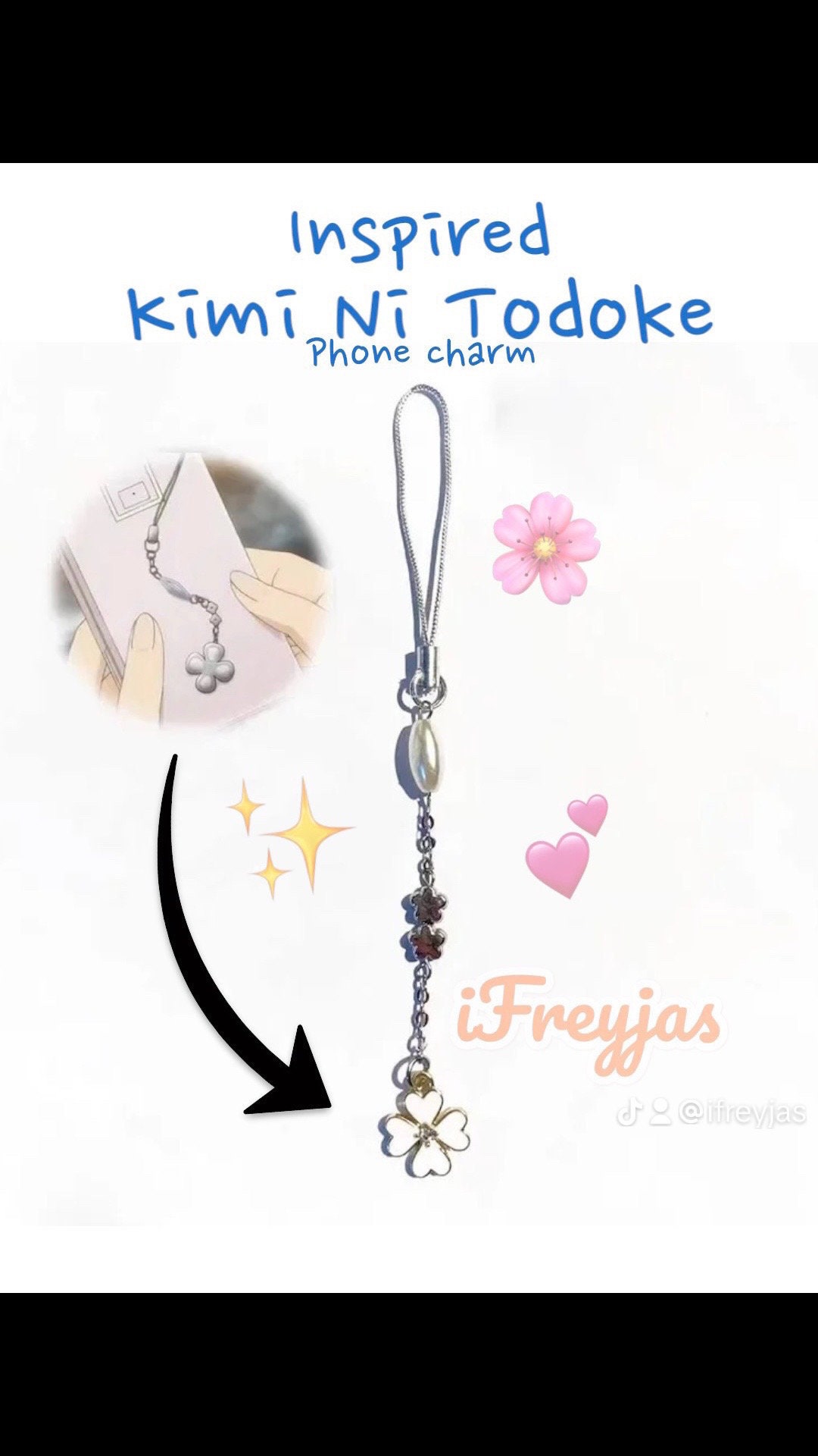 Sawako Phone Charm Inspired by Kimi Ni Todoke Anime - Etsy