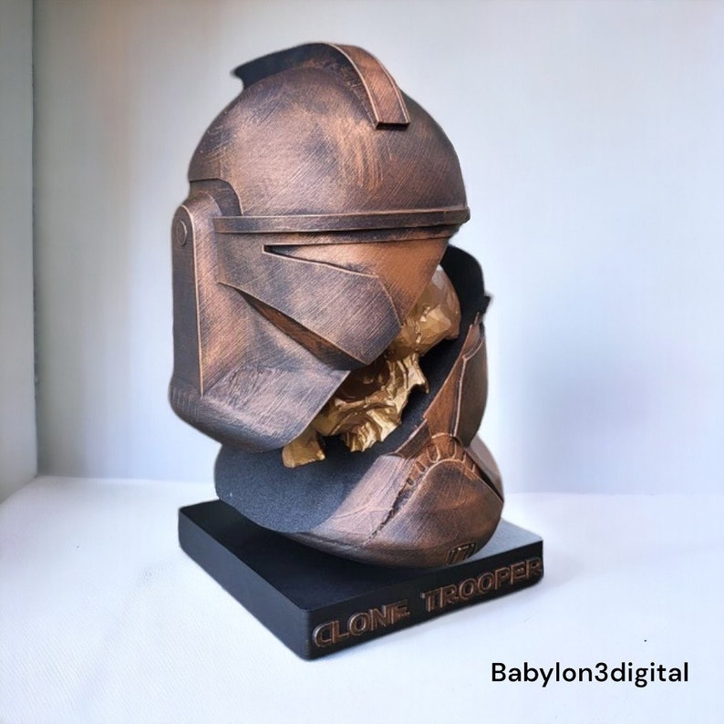 STAR WARS Death Stormtrooper Helmet Skull 3D STL File for 3D Printing ...