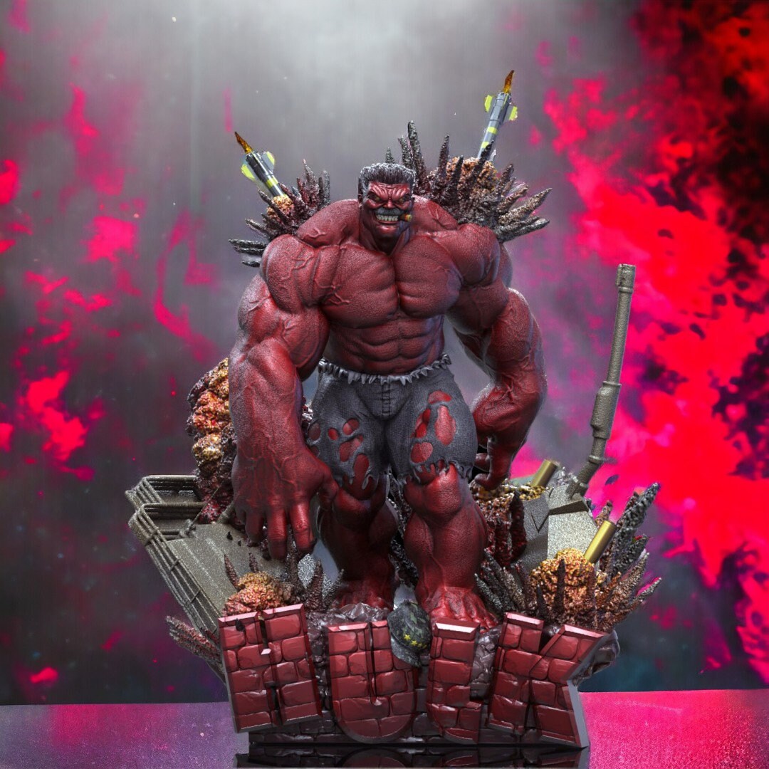 Marvel Hulk STL File, 3D Digital Printing STL File for 3D Printers ...