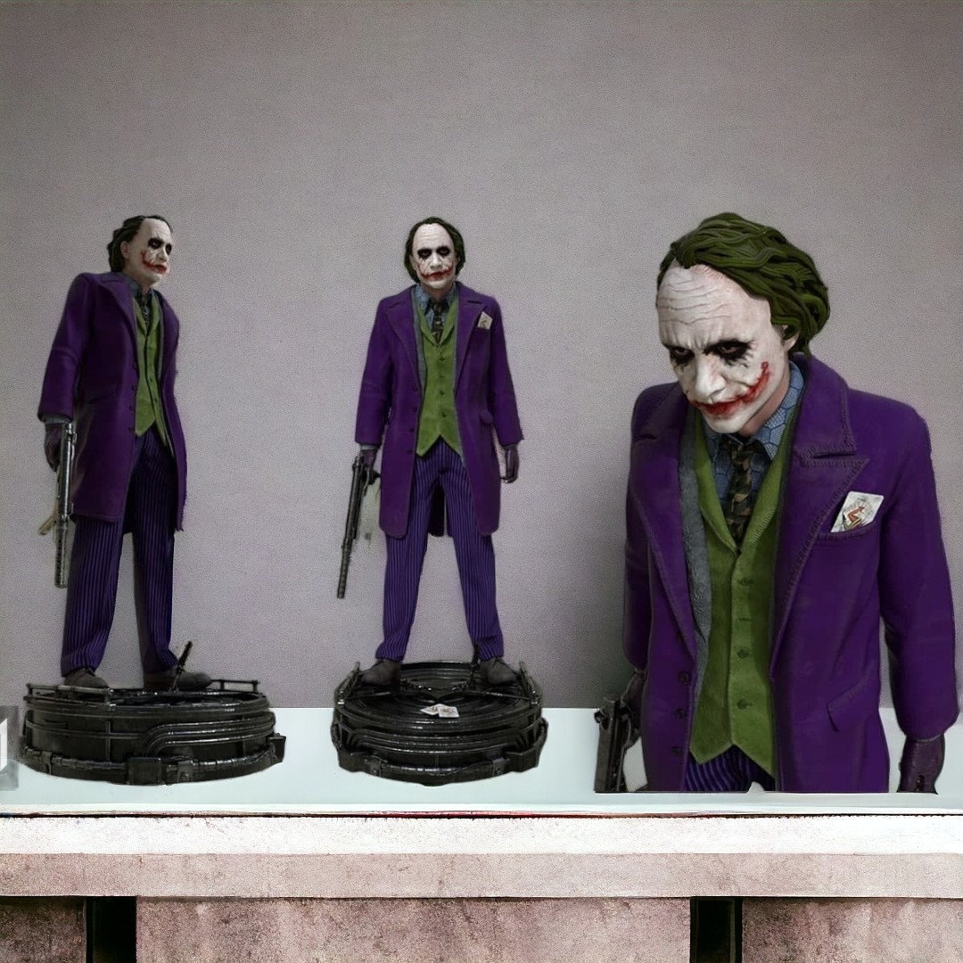 Joker Darkknight 3D Stl Digital File Joker 3D Stl File - Etsy