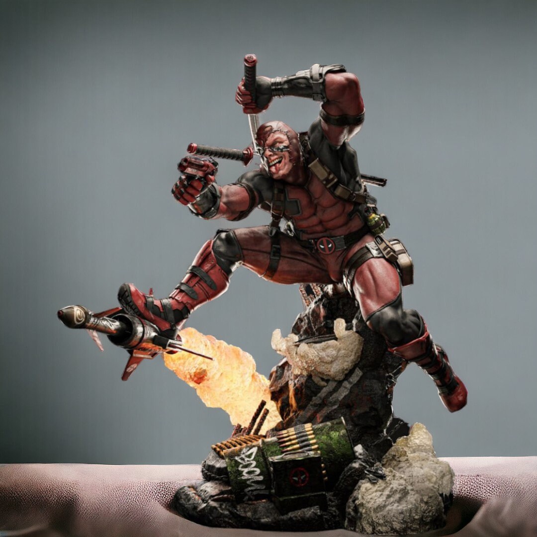 Deadpool High Quality 3D Model STL File for 3D Printers - Etsy