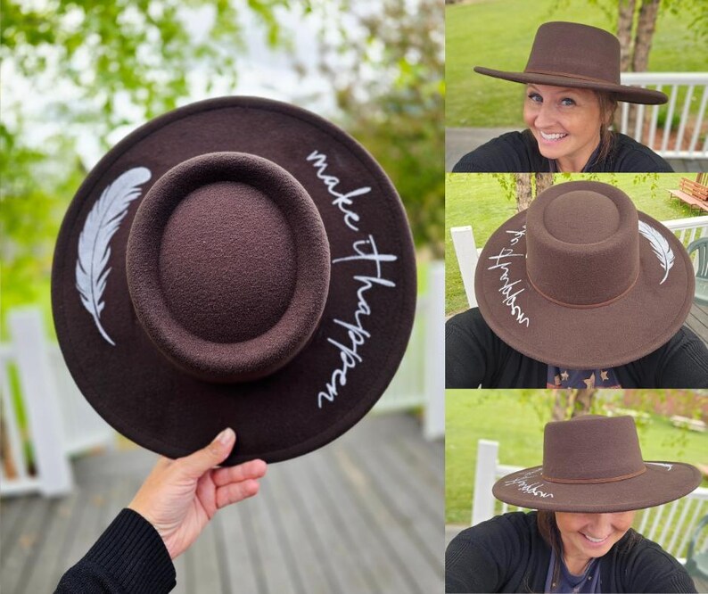 Felt Hat Stencil SVG | Digital Download for Hat Painting | Western Hat ...