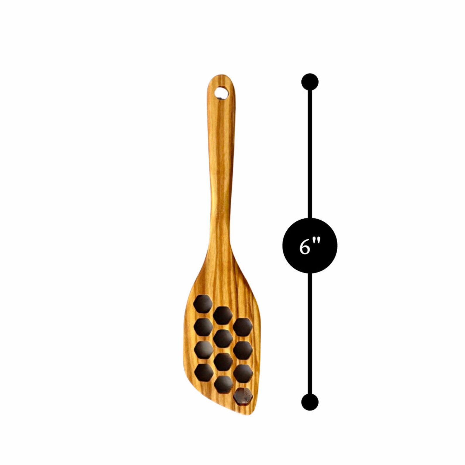 Olive Wood Honey Dipper, Sustainable Kitchen Utensil, Wooden Honey ...