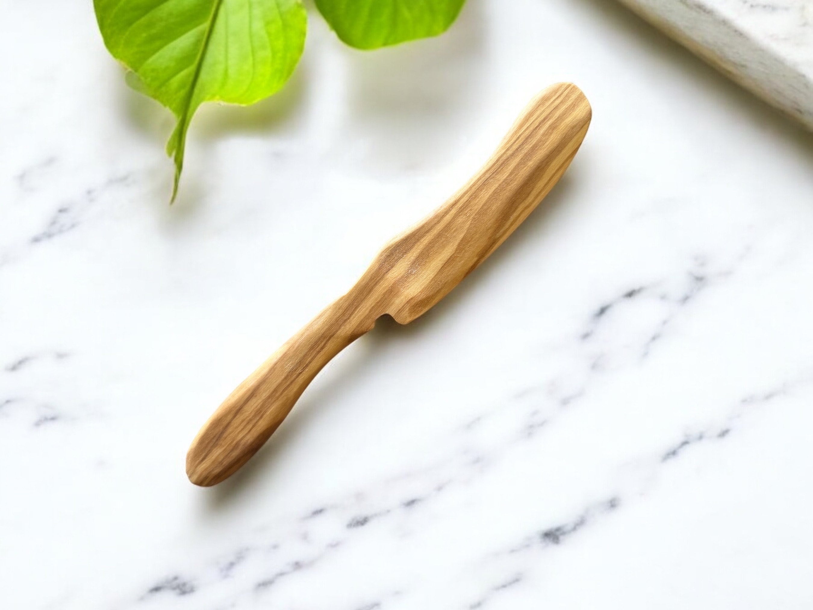 Olive Wood Butter Knife, Sustainable Spreader, Wooden Butter Spreader ...