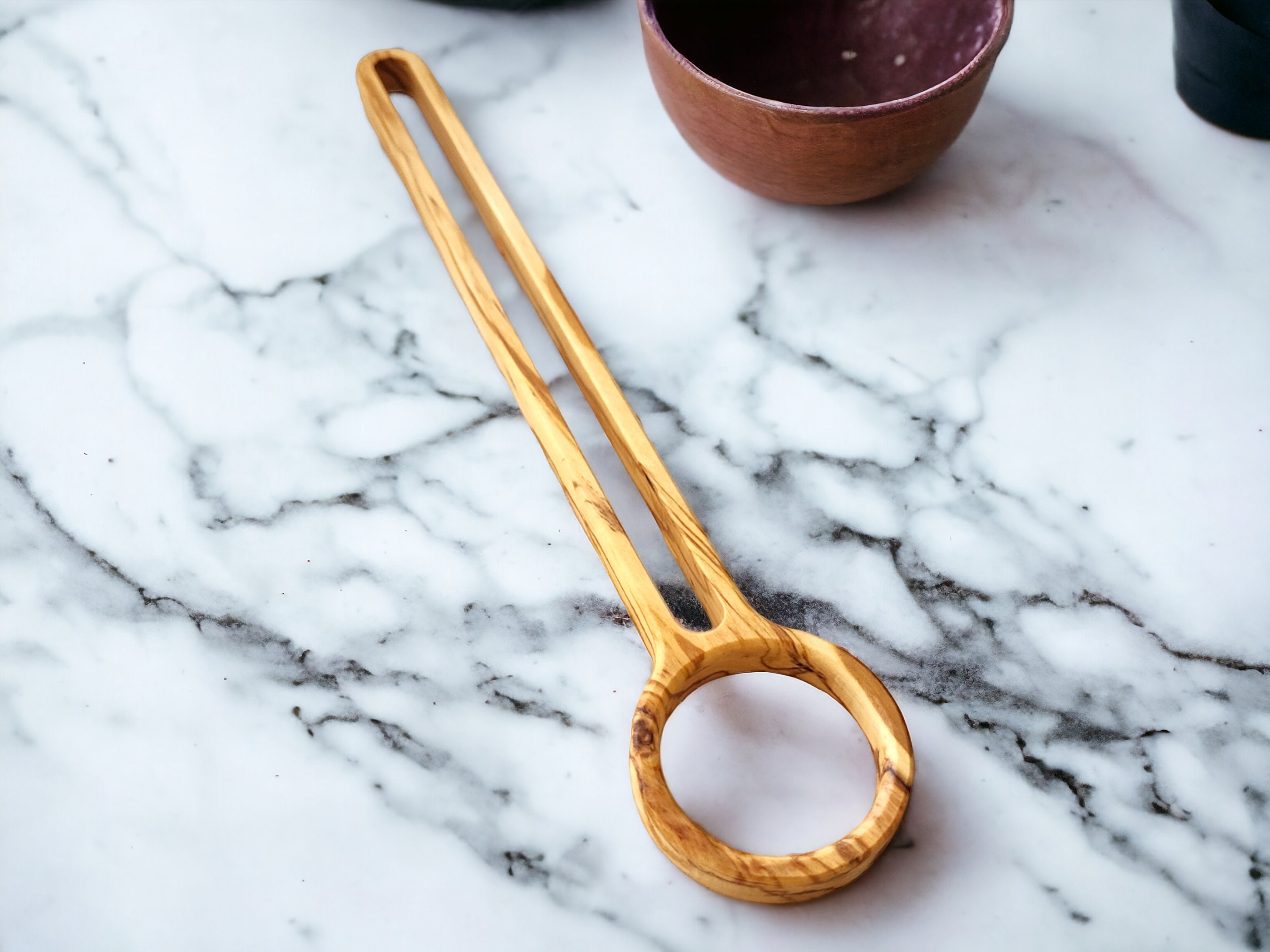 Olive Wood Egg Beater, Sustainable Wooden Whisk, Handcrafted Kitchen ...