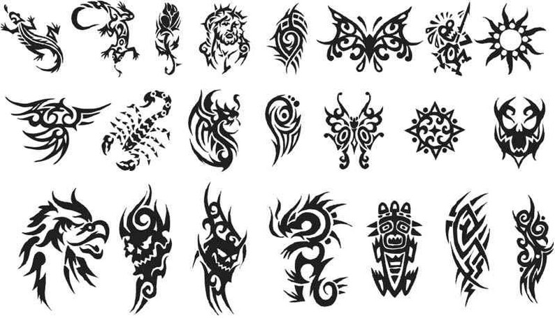 Tribal Designs for Stickers/tattooing/decals/etc - Etsy