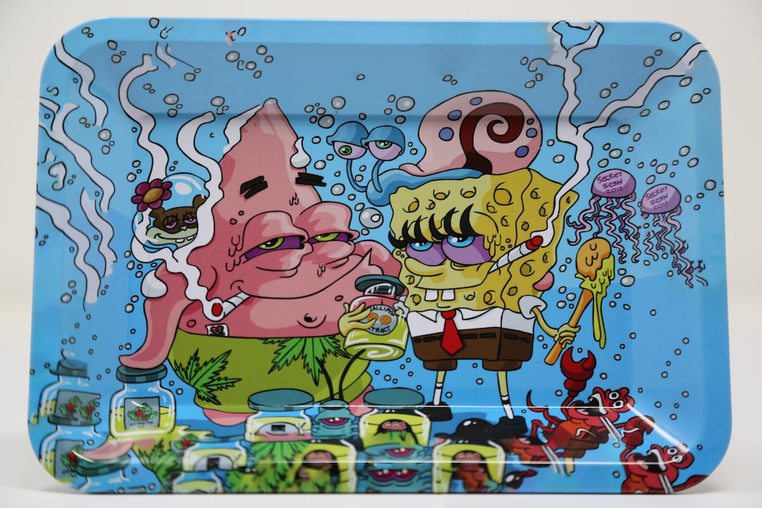 Cartoon Rolling Tray - Etsy