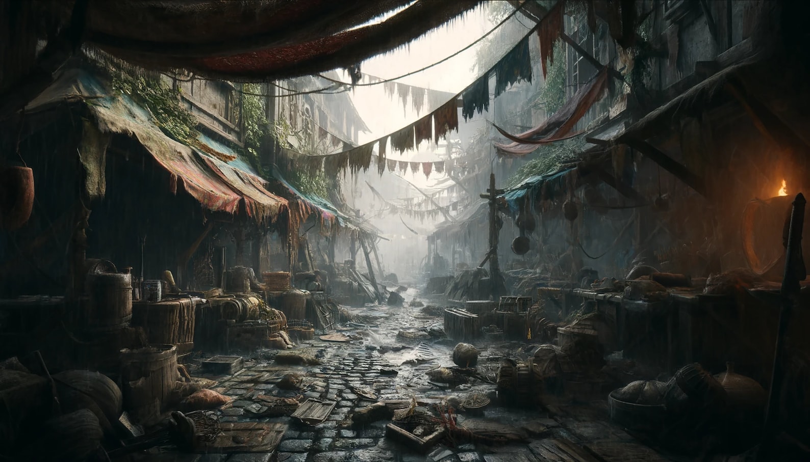 Dnd 150 Dilapidated Town Fantasy Backdrop Images, DM, Dungeons and ...