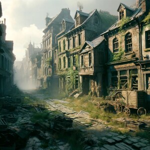 Dnd 150 Dilapidated Town Fantasy Backdrop Images, DM, Dungeons and ...