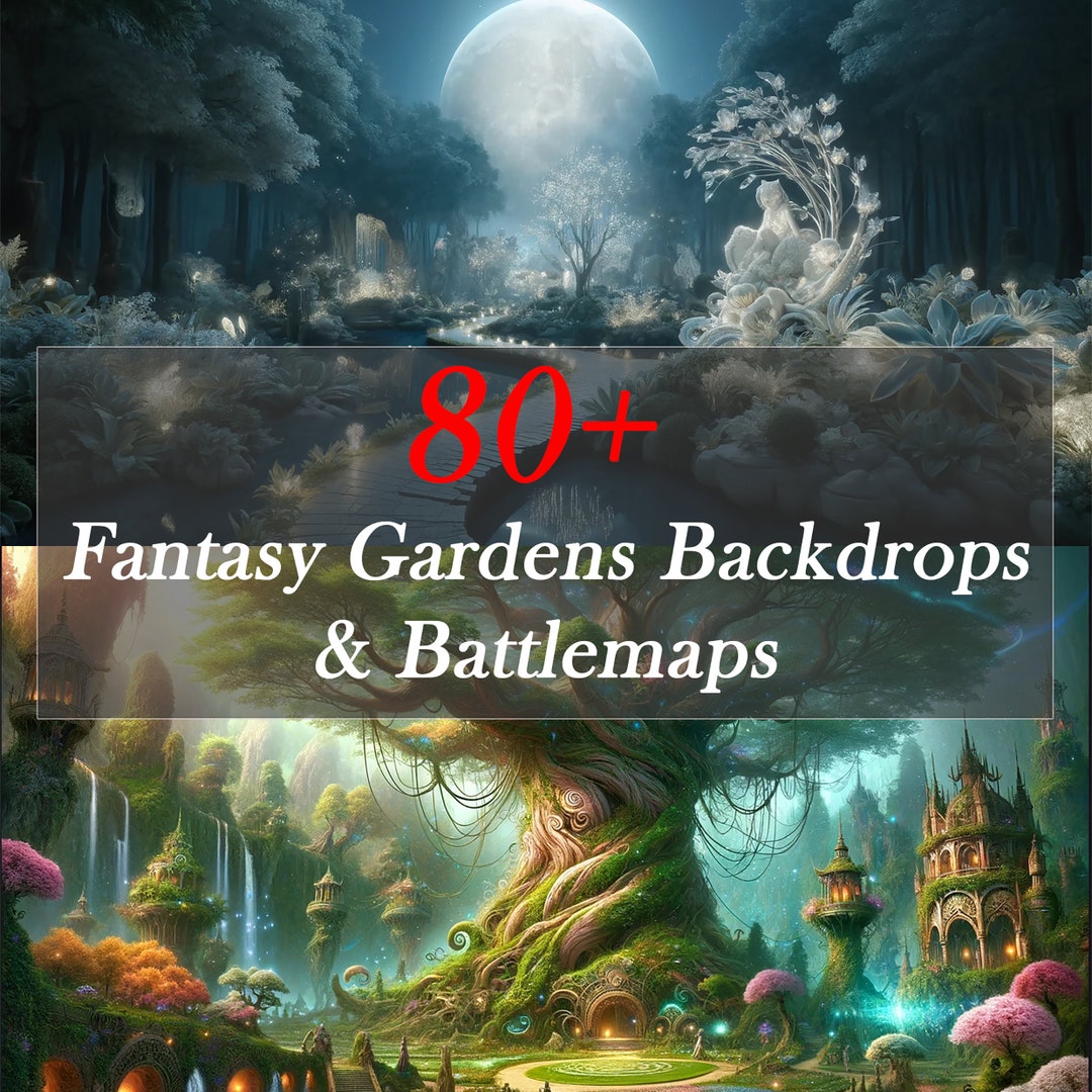 Dnd 80 Fantasy Gardens Backdrop Images for DM Dungeons and Dragons ...