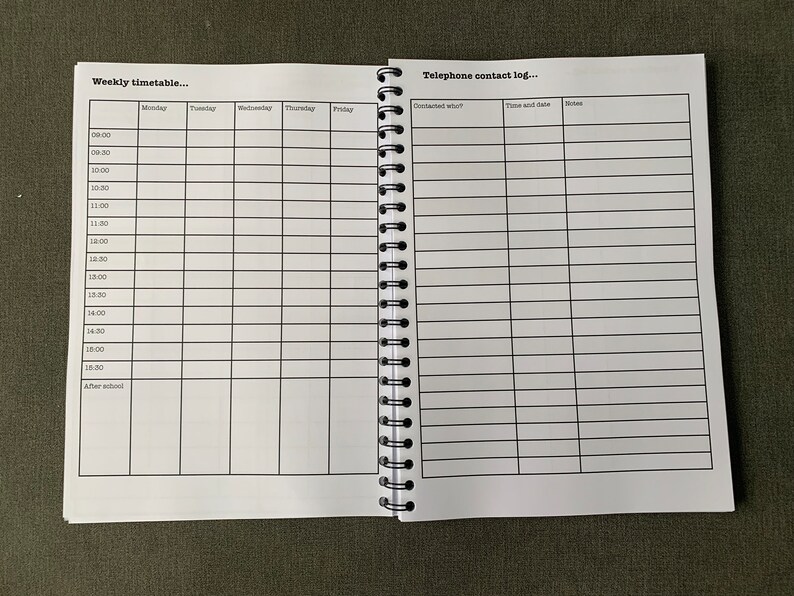 A4 SEN Teacher Planner 2024-25 Pink Splash Edition - Etsy