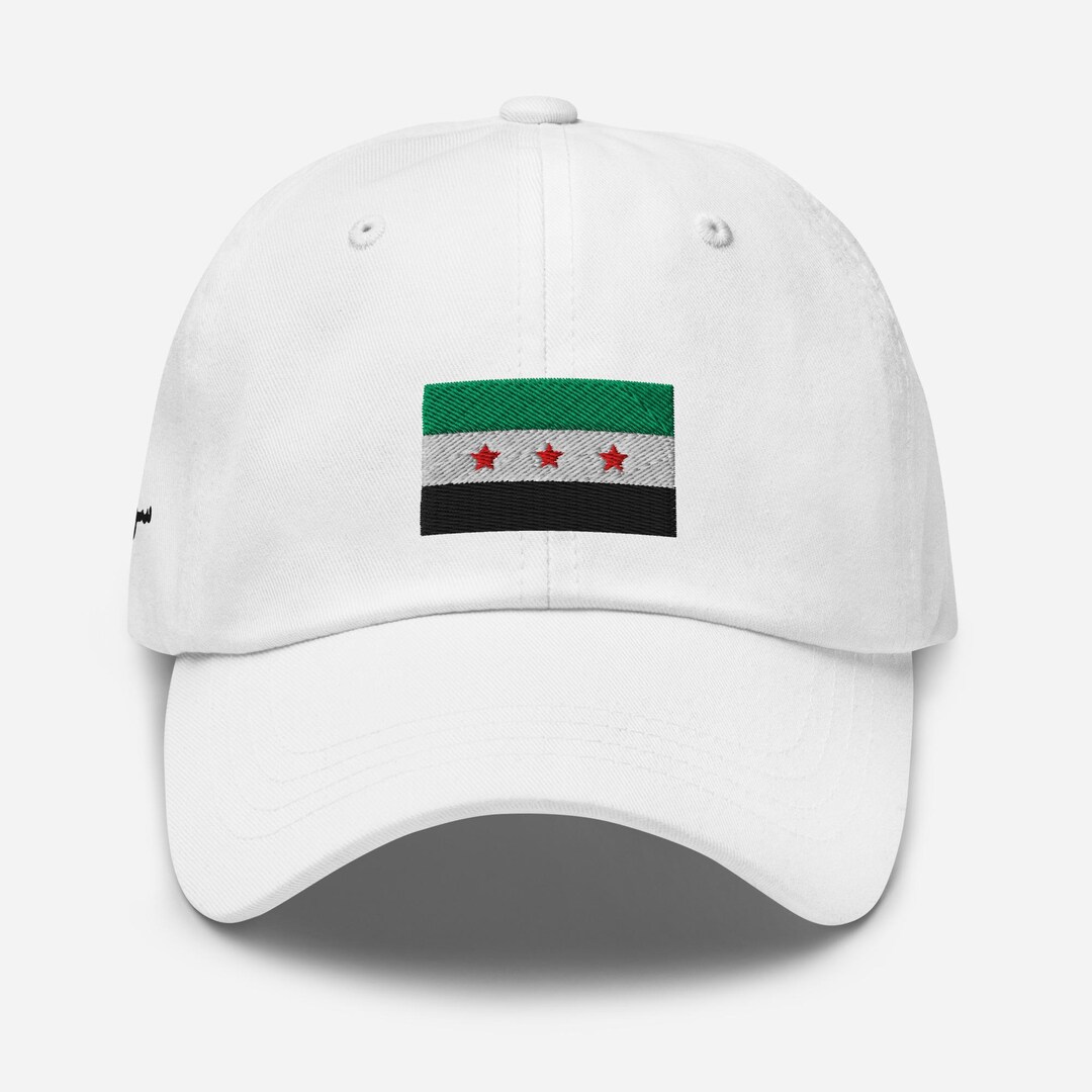 Free Syria Flag Dad Hat: Embroidered Cotton Twill - Etsy