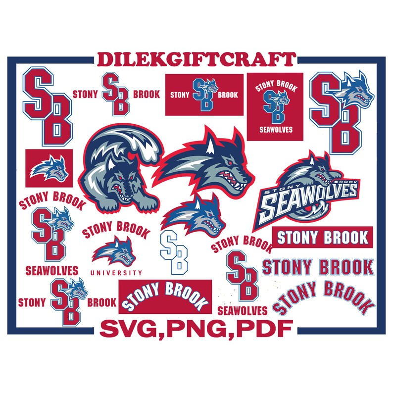Stony Brook University SVG, Seawolves SVG, Game Day, Football, College ...
