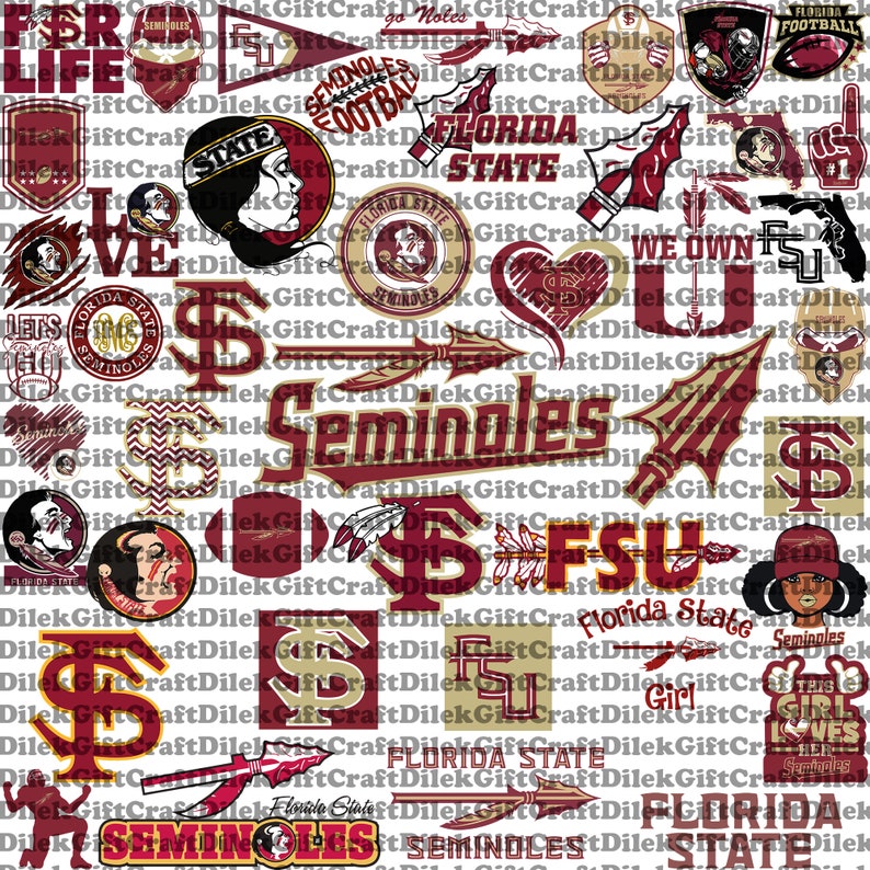 Florida State SVG, Seminoles SVG, University, College, FSU, Basketball ...