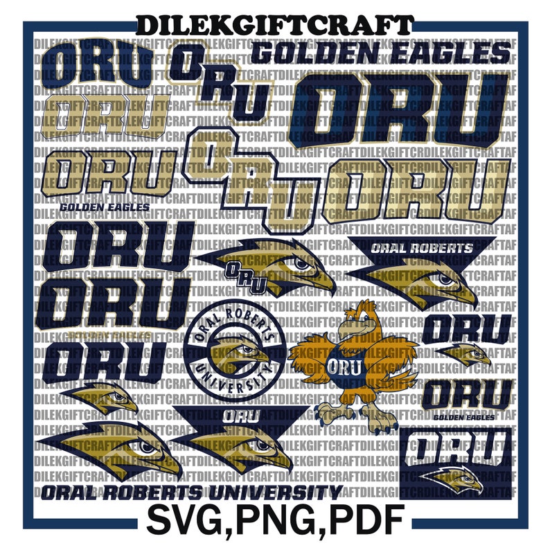 Oral Roberts University SVG, Golden Eagles SVG, Game Day, ORU, Football ...
