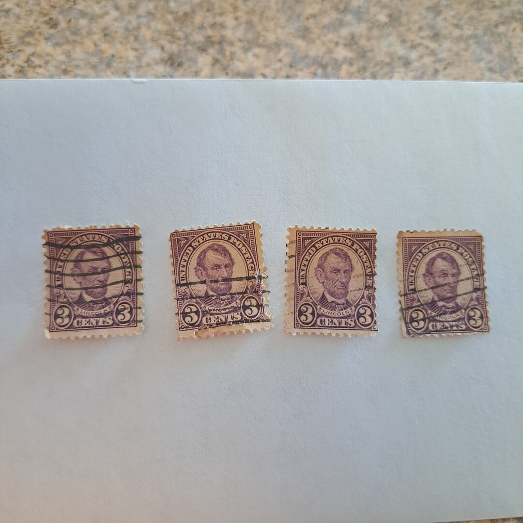 1923 Lincoln Stamp - Etsy
