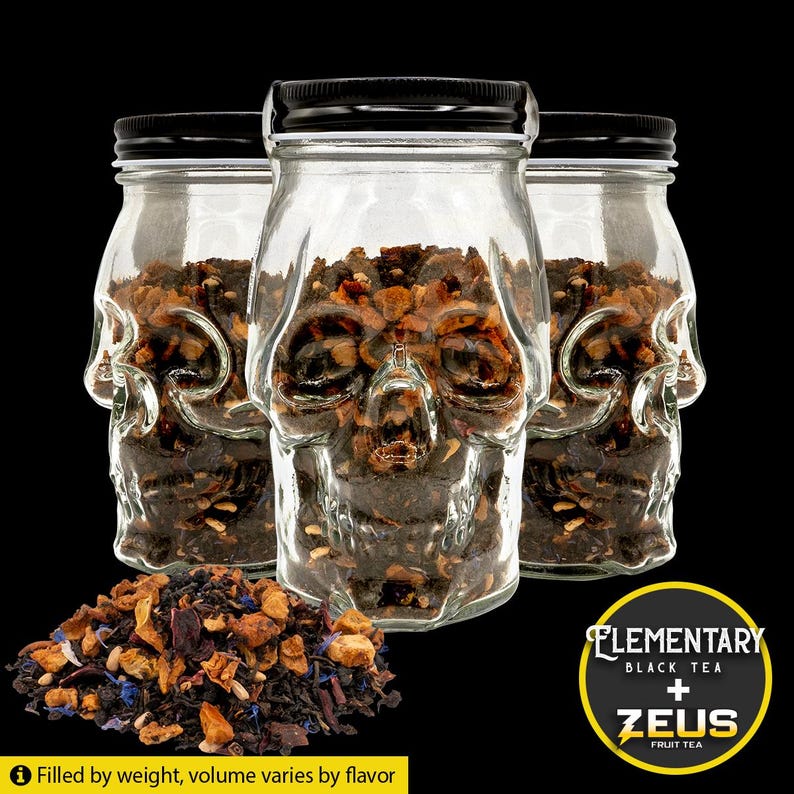 Fusion: Elementary / Zeus | Black Tea & Fruit Tea | Caffeinated - Etsy