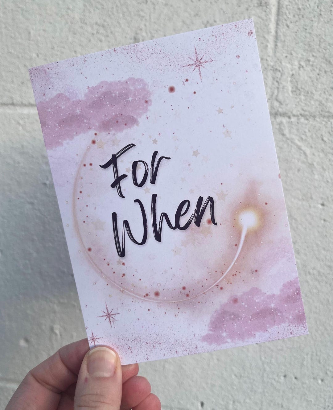 Printed 'for When' Clouds Gift Card Money Book | Life's Moments ...
