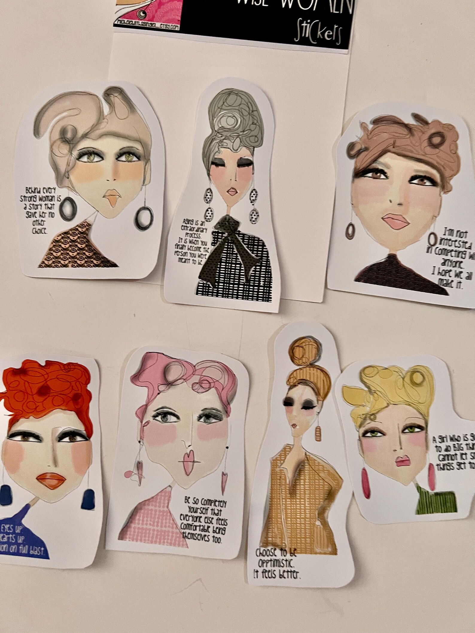 Stickers - Wise Women Stickers - Set of 7 - Etsy