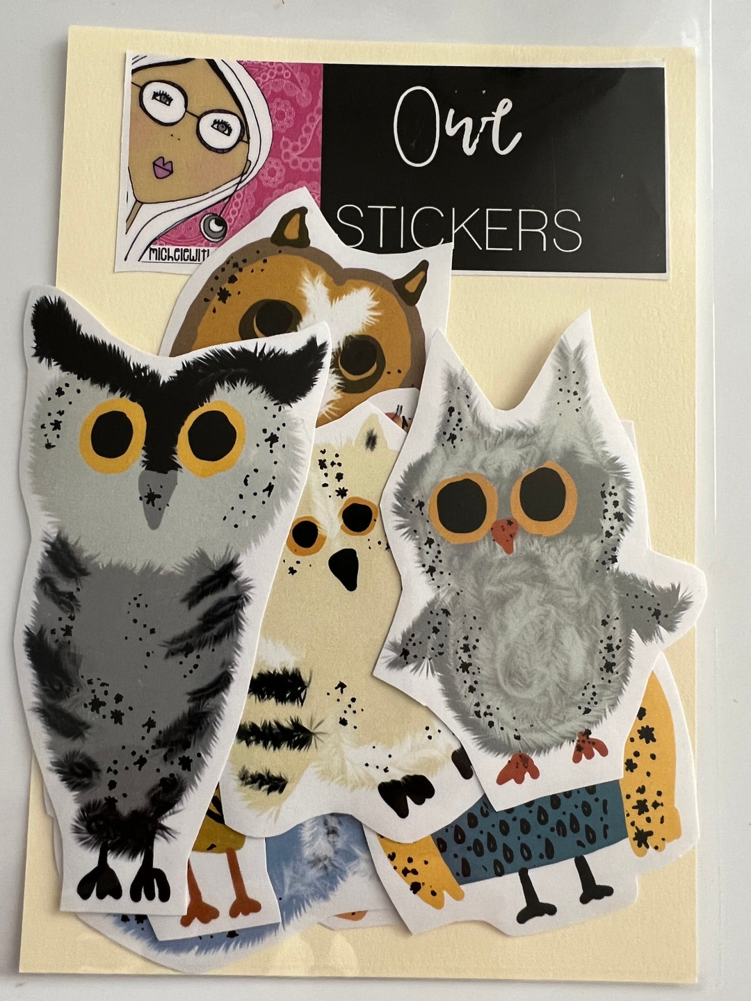 Stickers- Owl Stickers - Sticker Set - Etsy