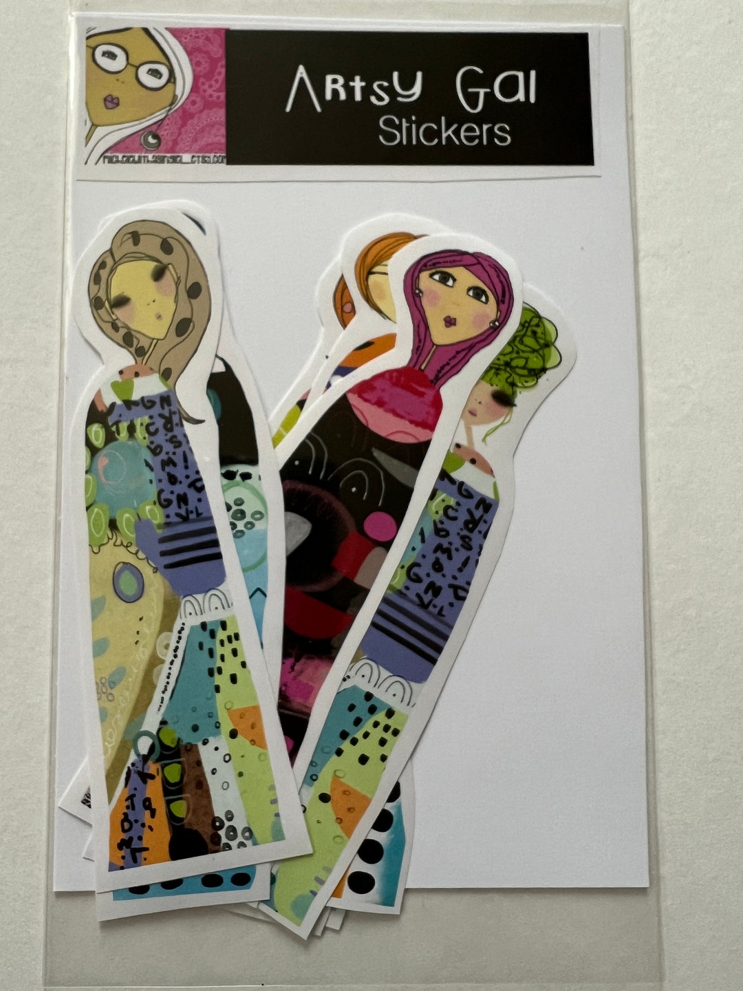 Stickers -artsy Gal Stickers - Etsy